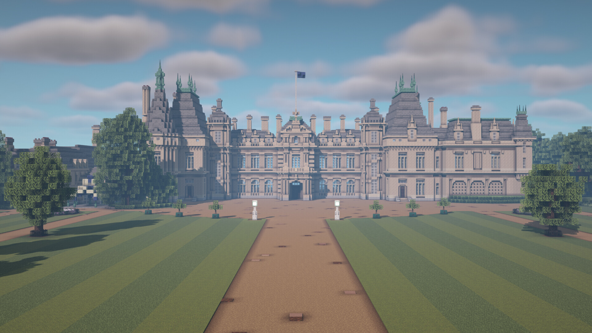 Waddesdon Manor Minecraft Map