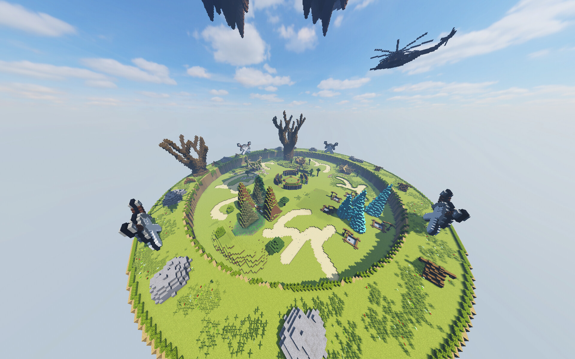 Helicopter Kitpvp map Minecraft Map