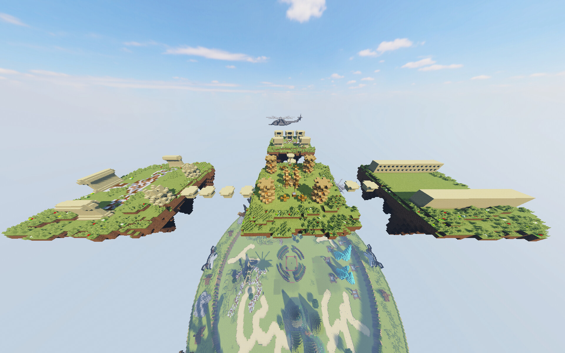 Helicopter Kitpvp map Minecraft Map