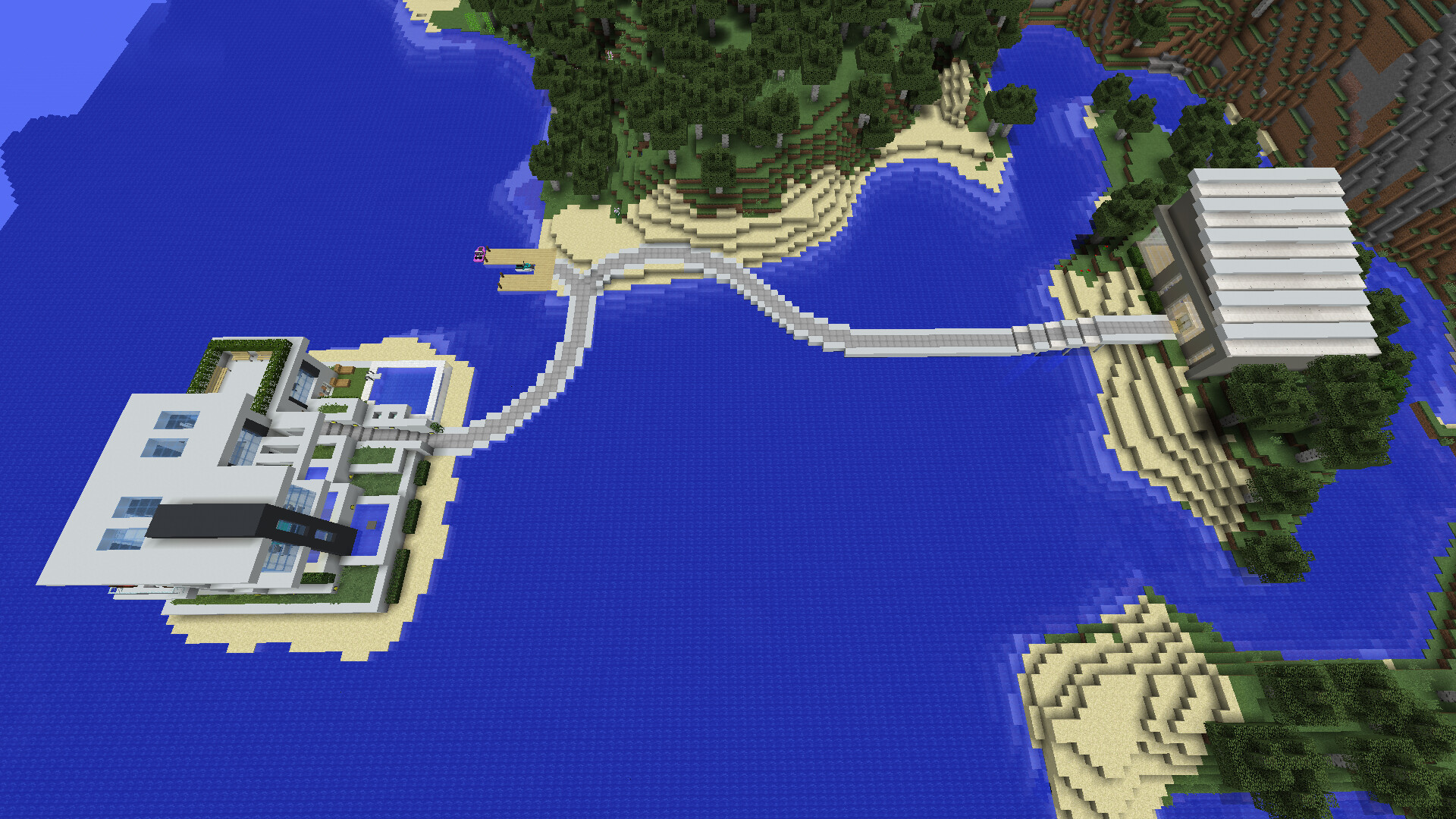 Modern House Minecraft Map