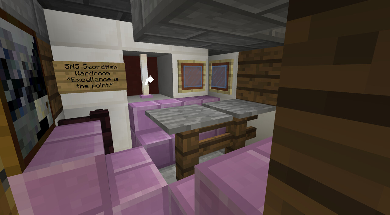 Swordfish Class Nuclear Fast Attack Submarine Minecraft Map