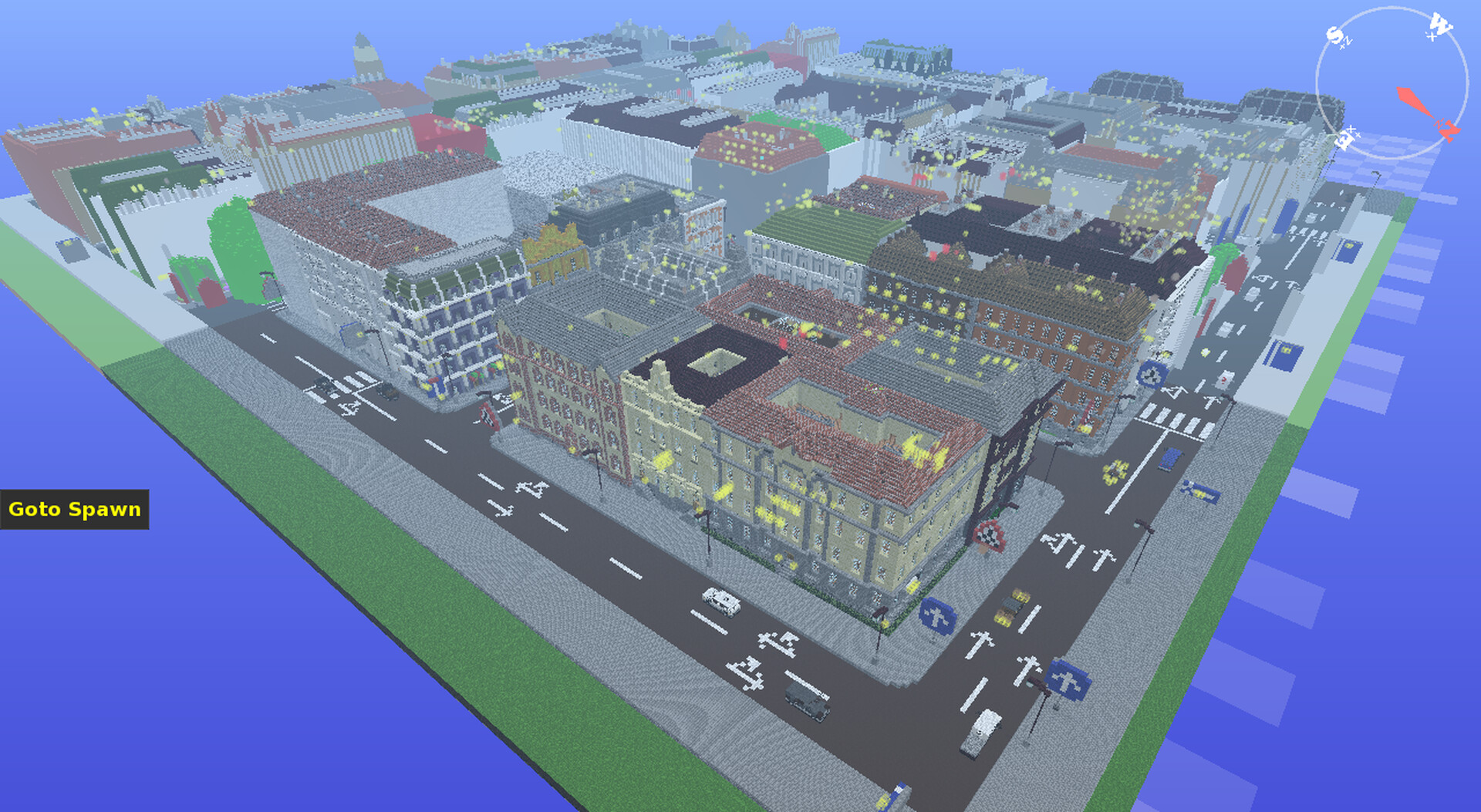 Old City Center DIORAMA REALISTIC by Anderbest Minecraft Map