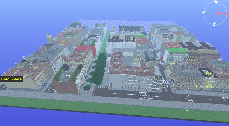 Old City Center DIORAMA REALISTIC by Anderbest Minecraft Map