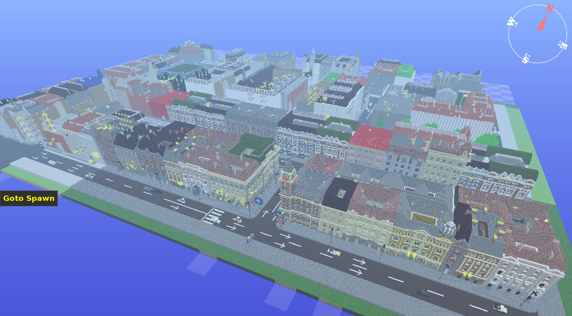 Old City Center DIORAMA REALISTIC by Anderbest Minecraft Map