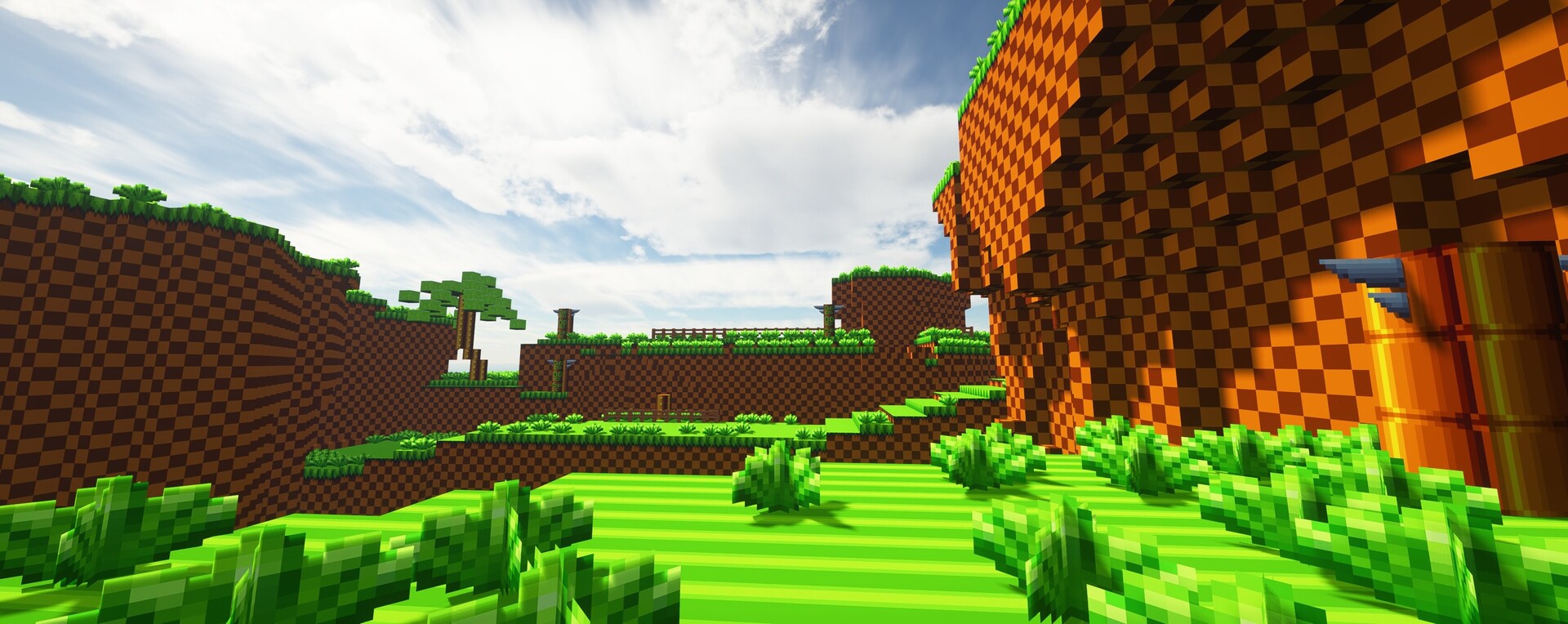 Green Hill Zone. Minecraft Map