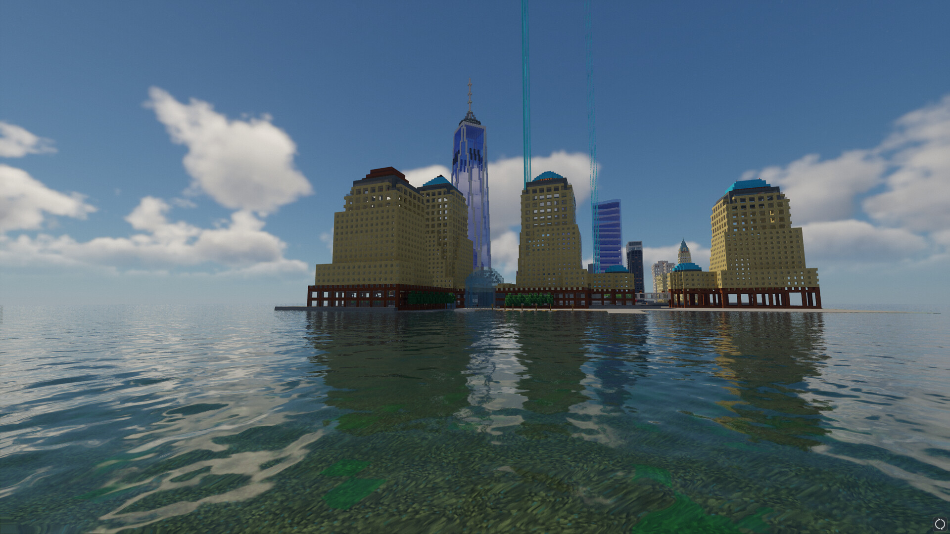 Lower Manhattan 1:4 Scale (Updated) Minecraft Map