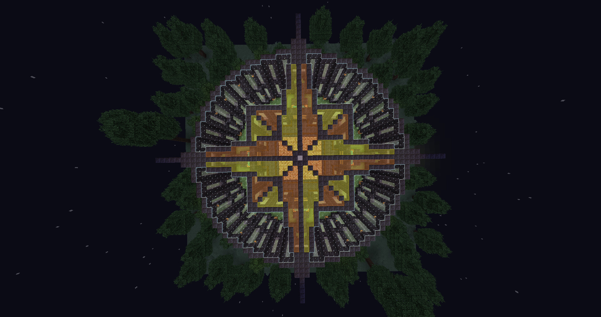 Compass Rose Lobby Small Version. Minecraft Map