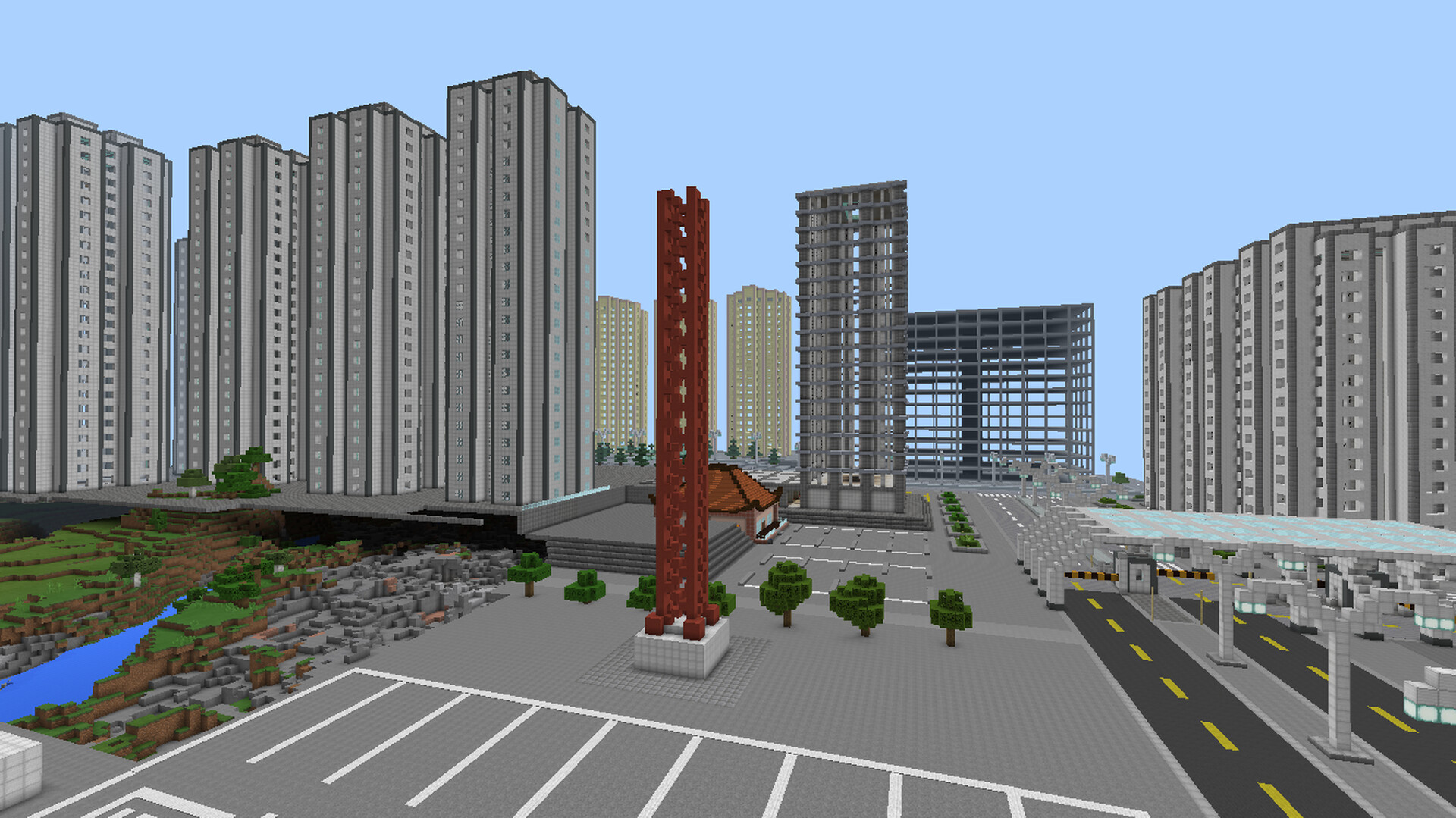 Hunan City China 湖南市 Minecraft Map