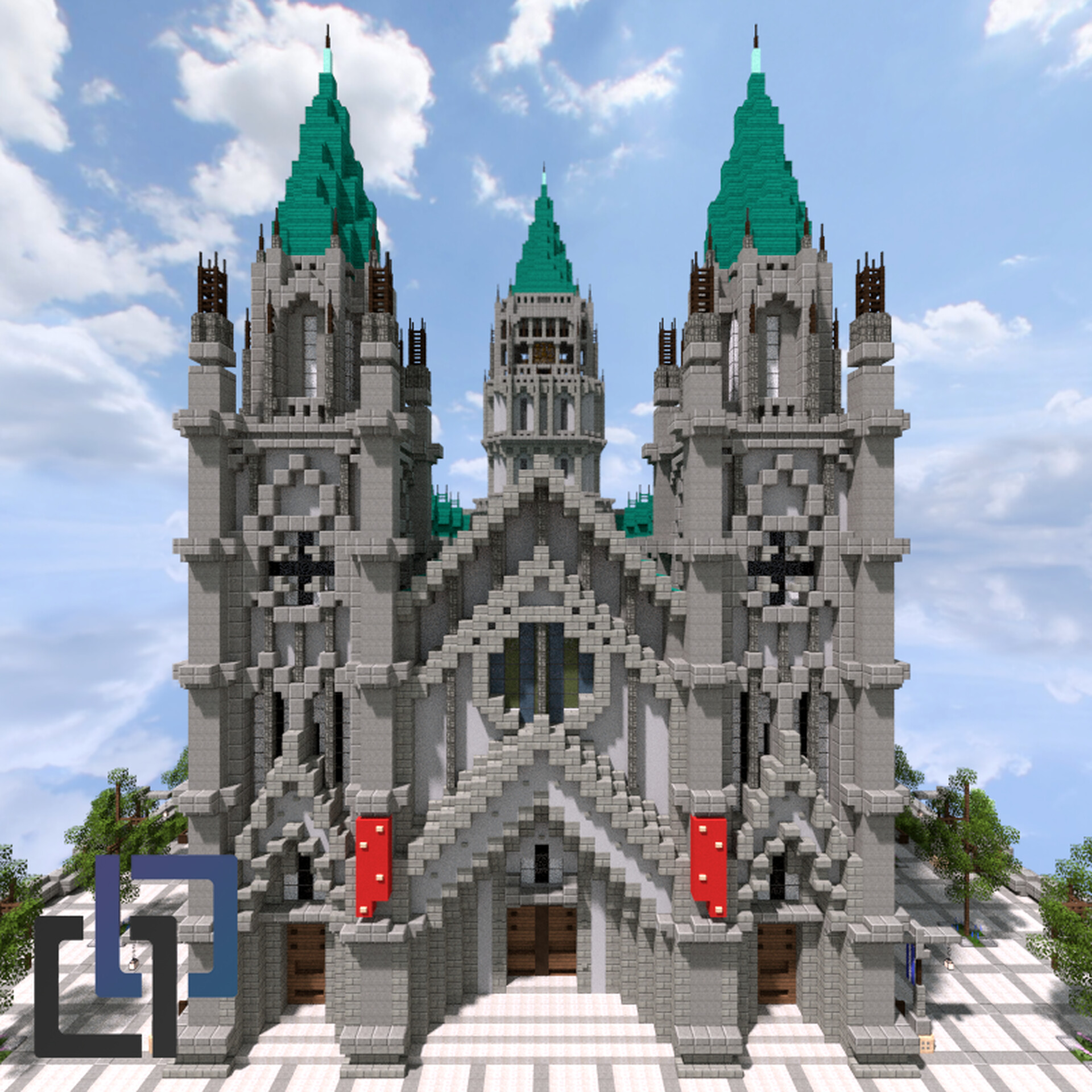 GENSHIN IMPACT Mondstadt Favonius Cathedral - New Fantasy city project ...