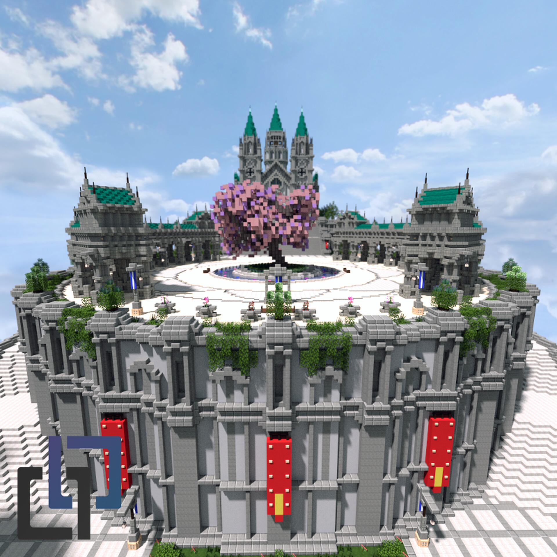 GENSHIN IMPACT Mondstadt Favonius Cathedral - New Fantasy city project ...