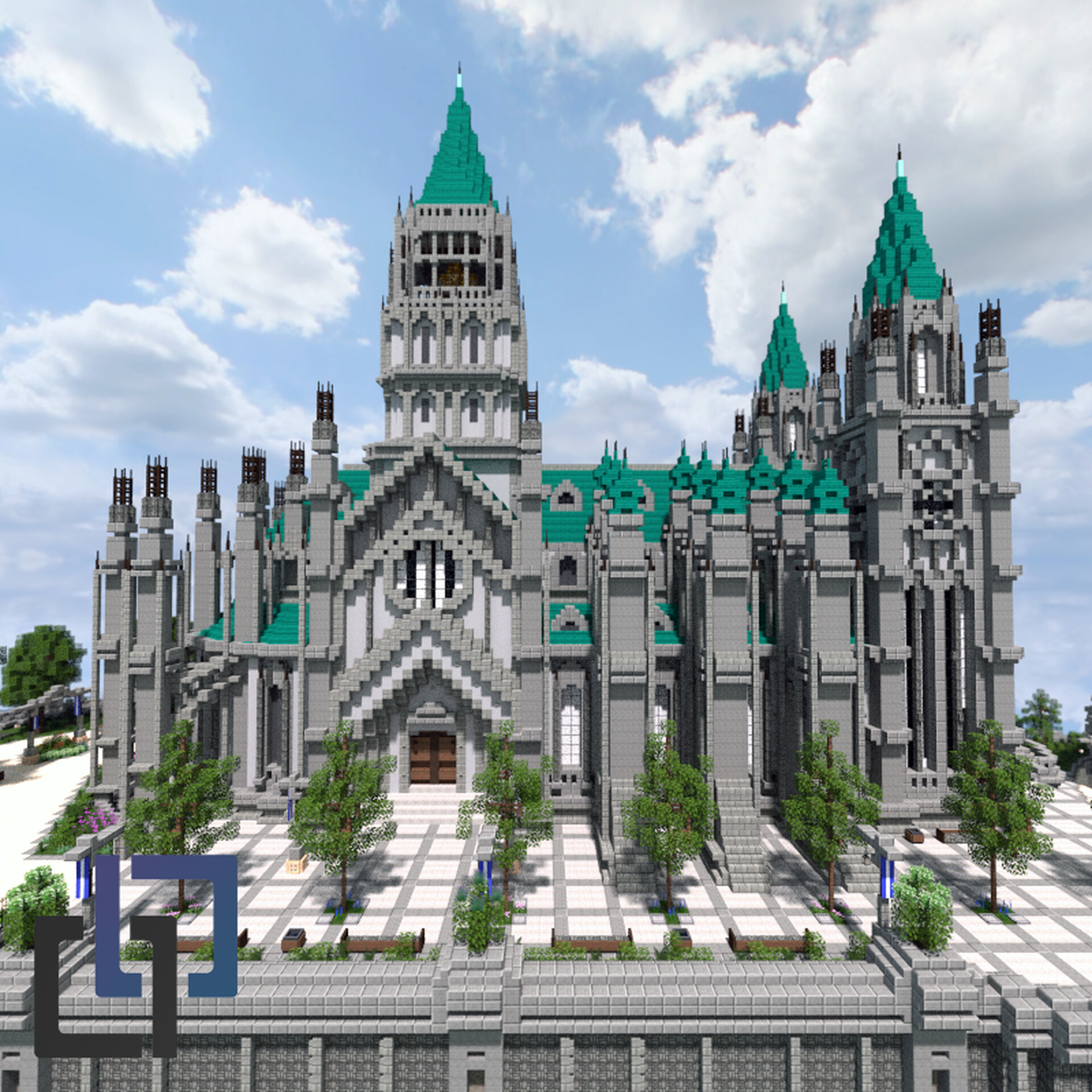 GENSHIN IMPACT Mondstadt Favonius Cathedral - New Fantasy city project ...