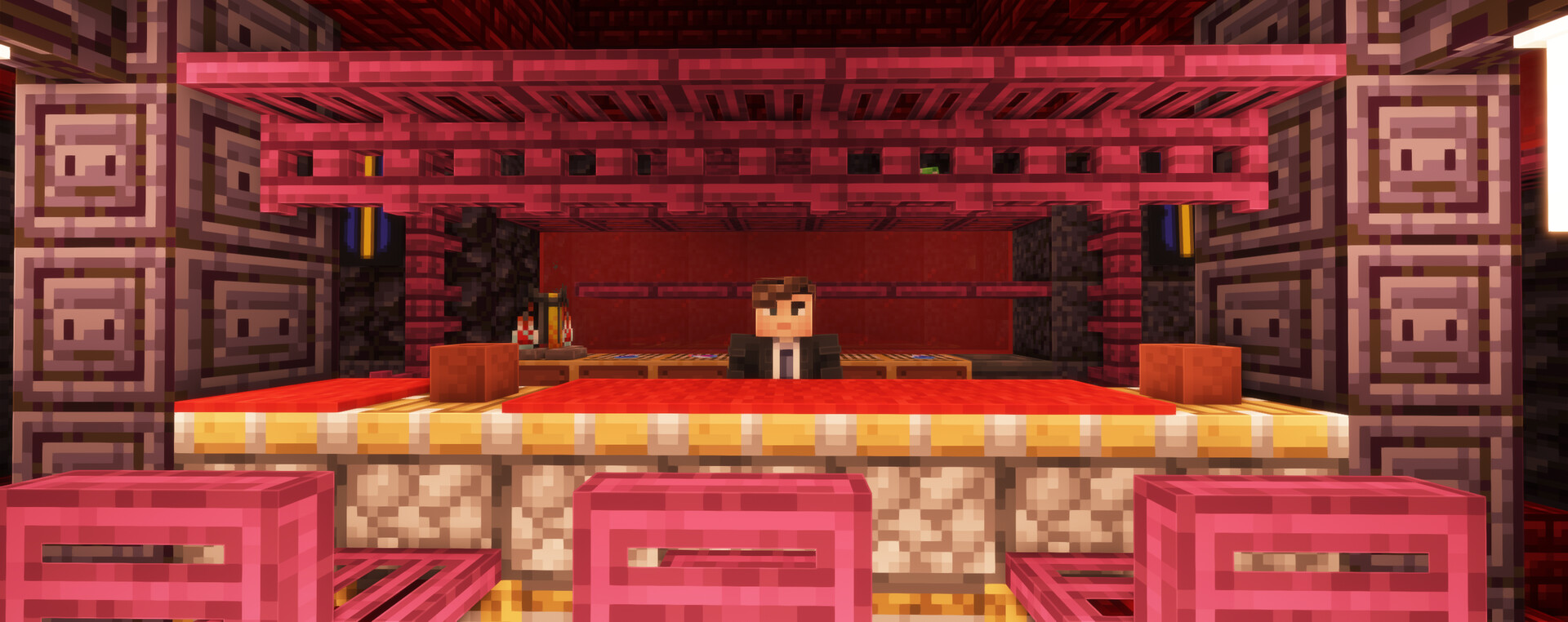 Floating UFO for PEWDIEPIE's Hardcore Minecraft Base Minecraft Map