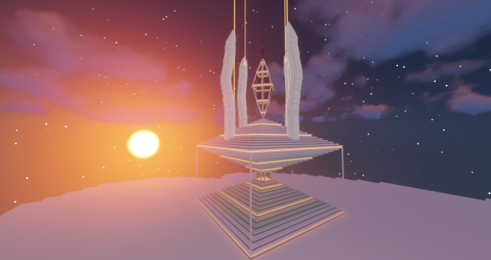 Minecraft concept futuristic build. Minecraft Map