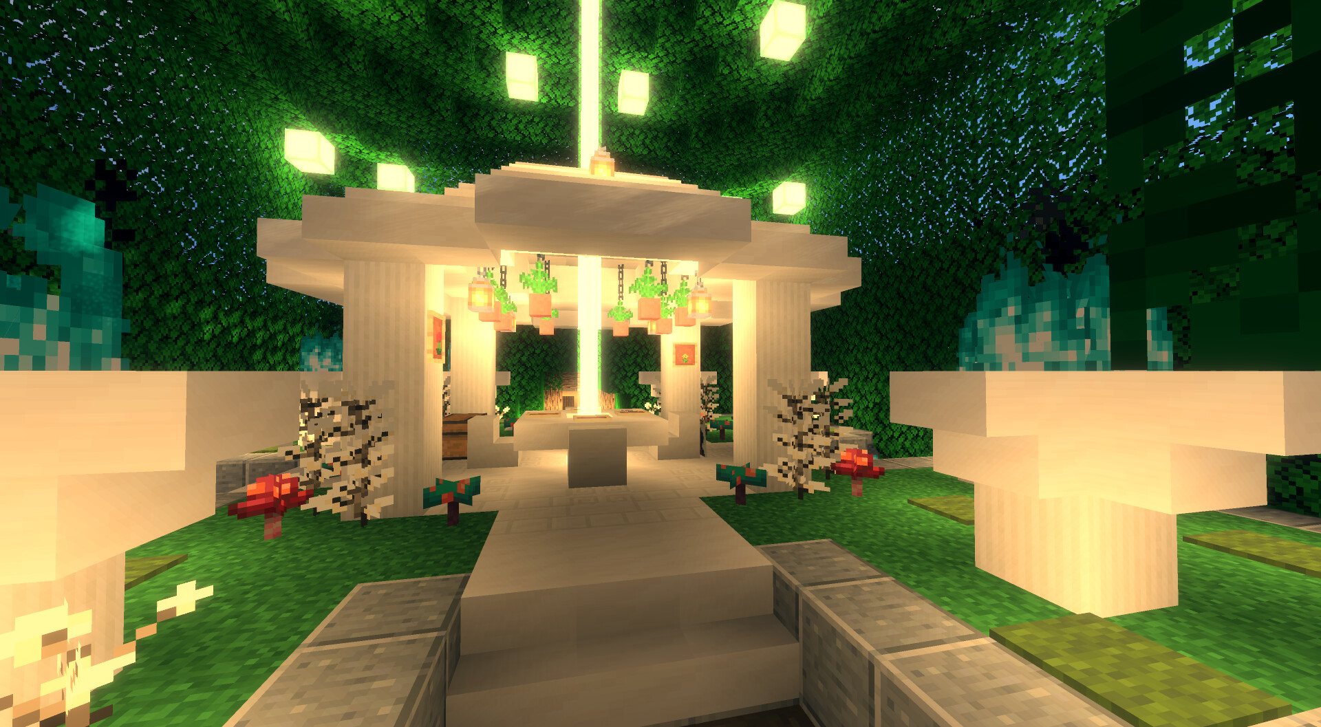 Timber Village Base Minecraft Map