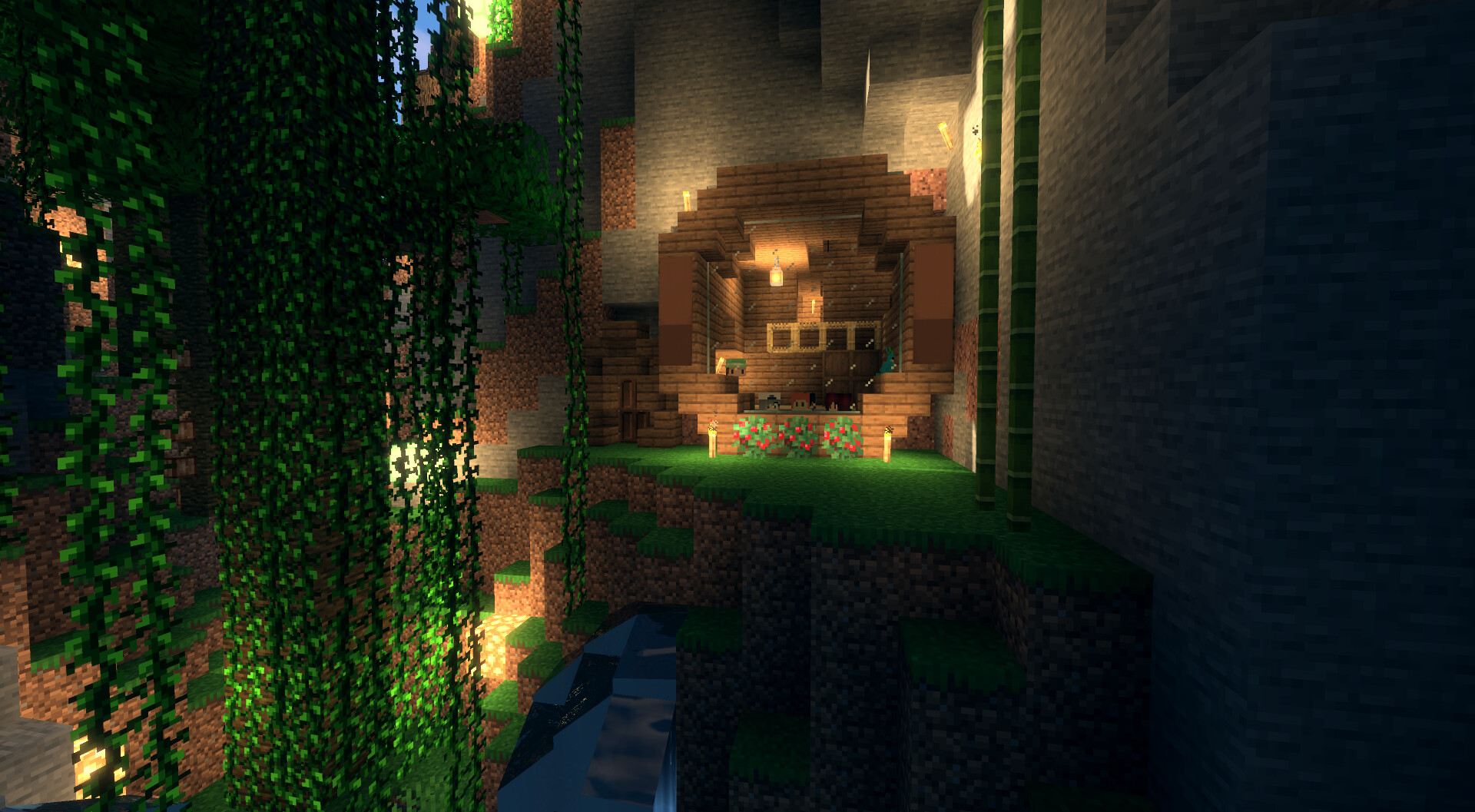 Timber Village Base Minecraft Map