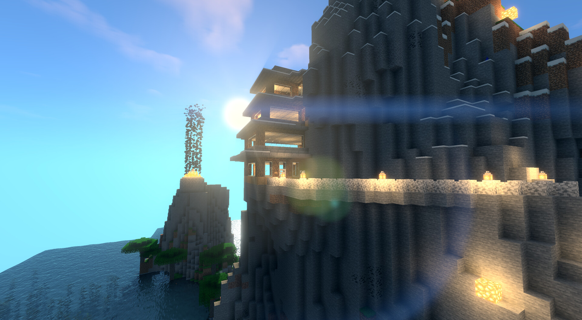 Timber Village Base Minecraft Map