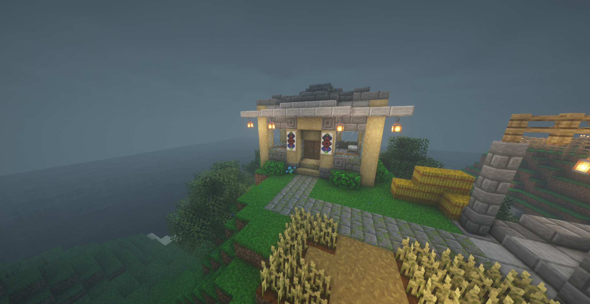 Timber Village Base Minecraft Map