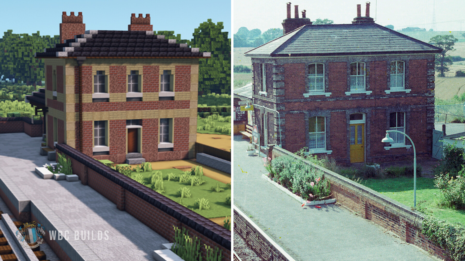 Small Victorian Train Station - Blake Hall Minecraft Map