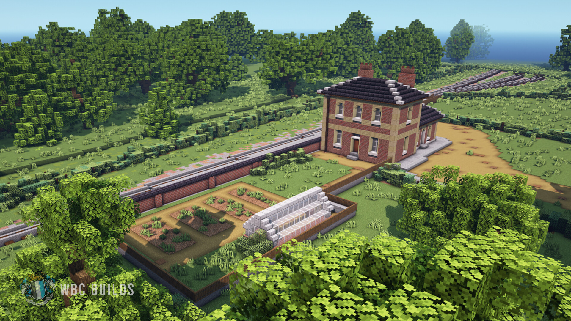 Small Victorian Train Station - Blake Hall Minecraft Map