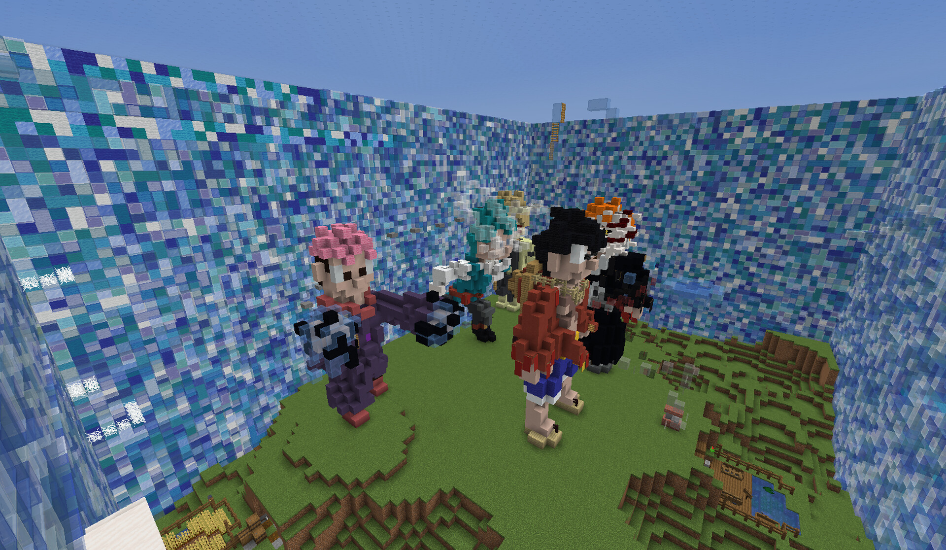 Anime Heroes - Hide and Seek map Minecraft Map