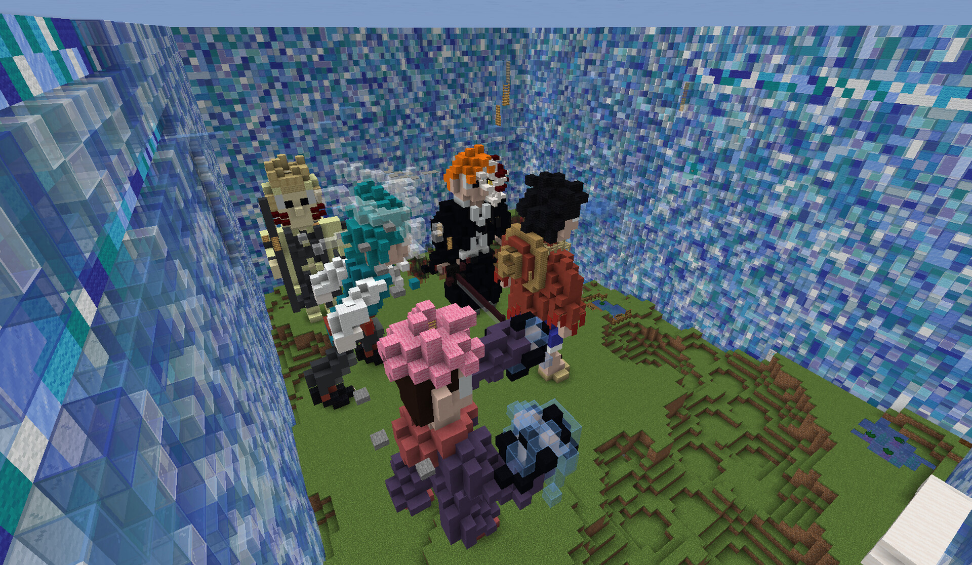 Anime Heroes - Hide and Seek map Minecraft Map