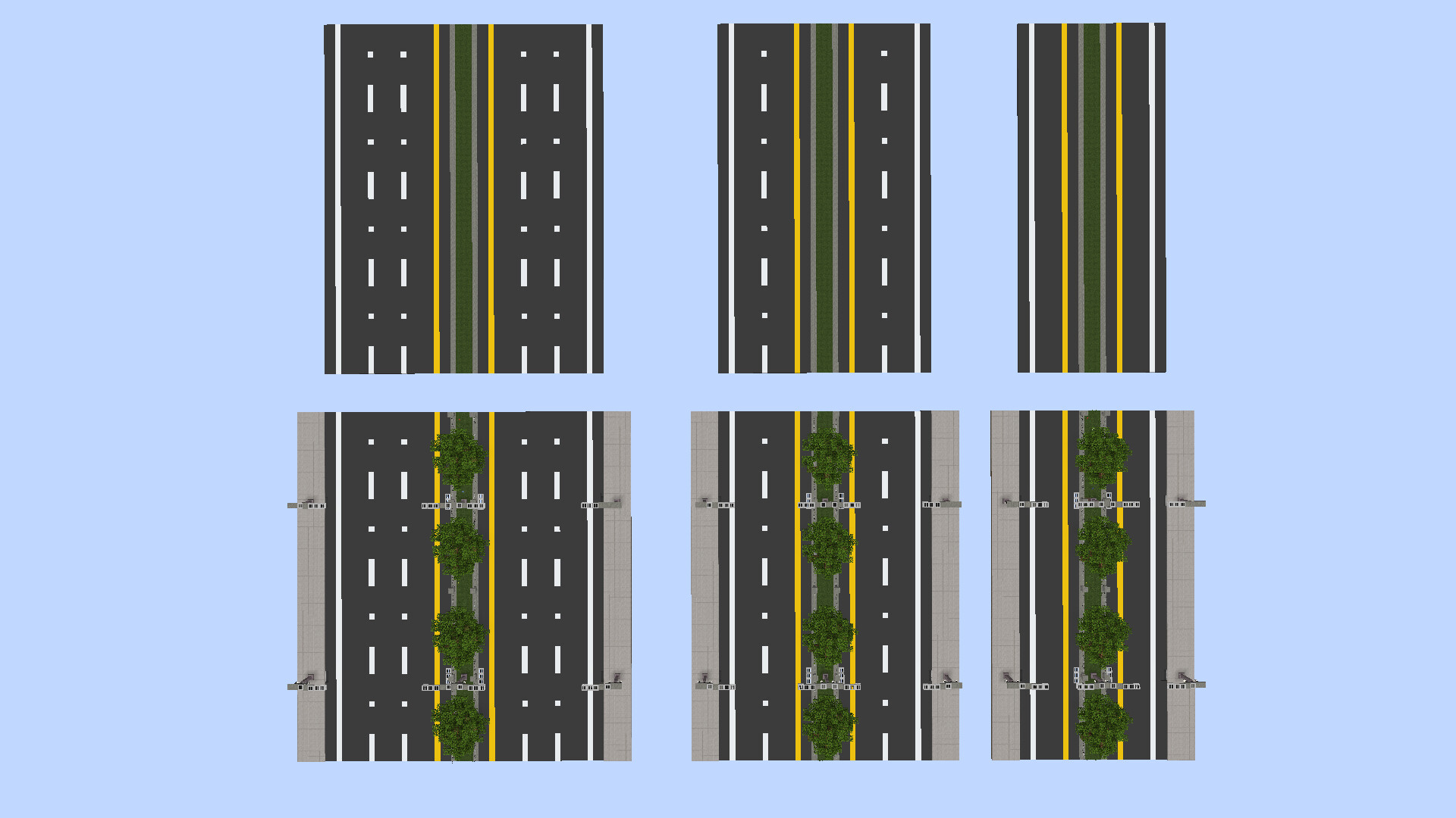 Roads, Intersection, Highways Wecahop Minecraft Map