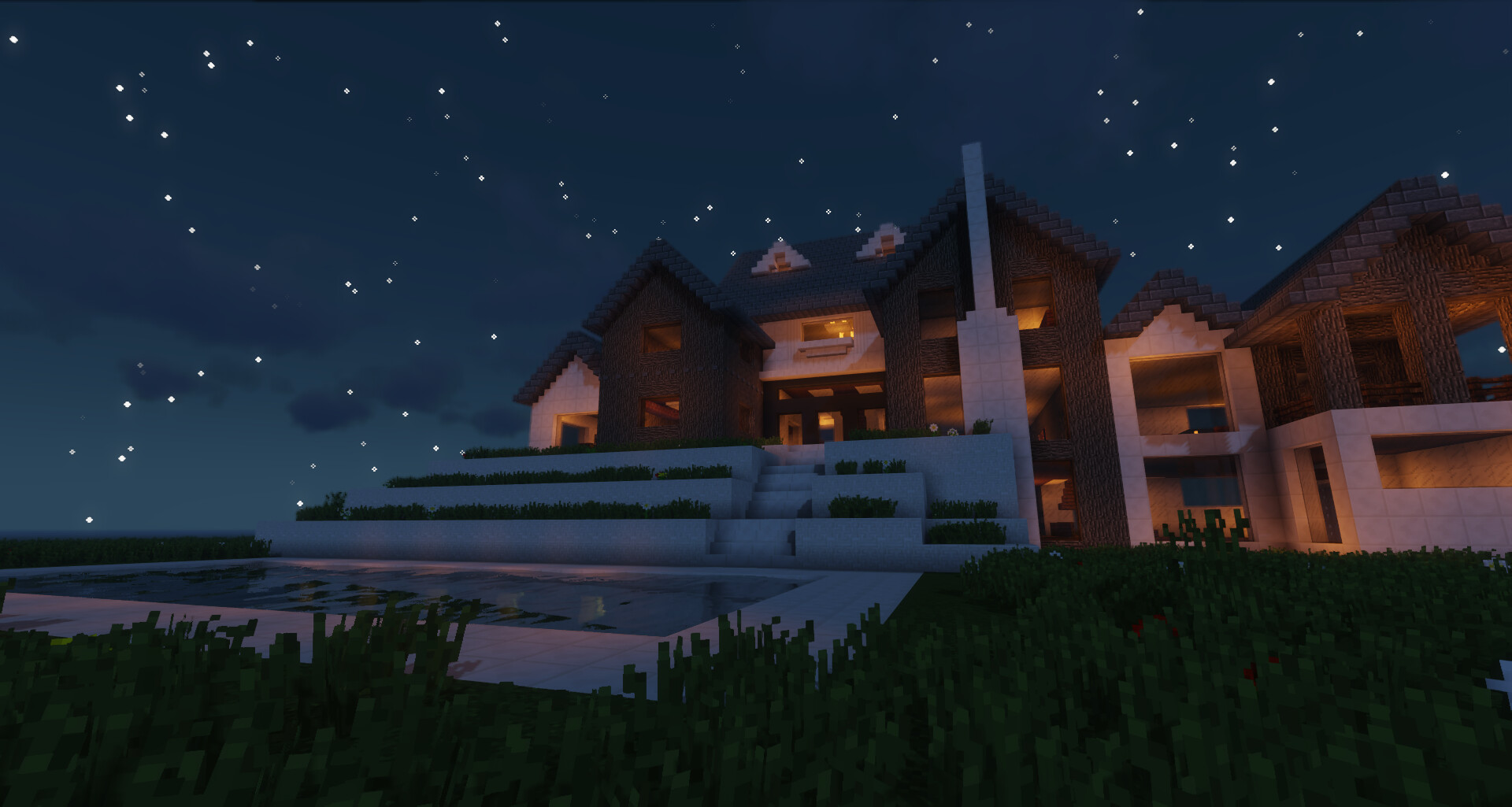 Luxury house Minecraft Map