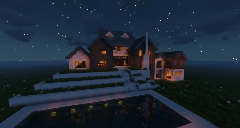 Luxury house Minecraft Map