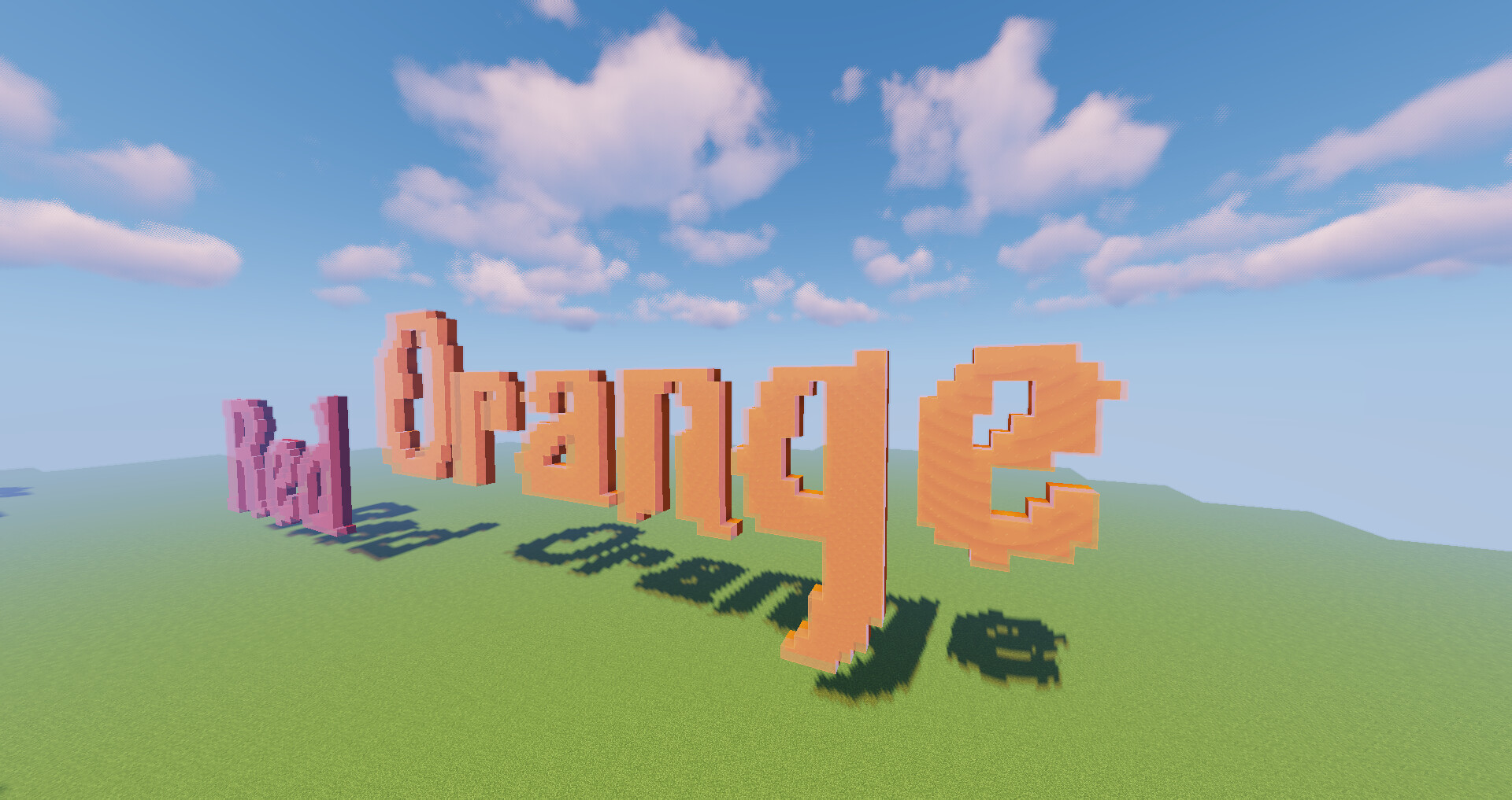 Font [Red, Orange, Yellow, Team] Minecraft Map
