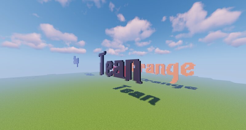 Font [Red, Orange, Yellow, Team] Minecraft Map