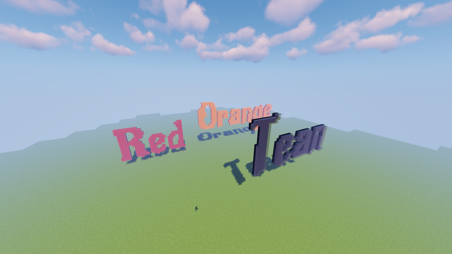 Font [Red, Orange, Yellow, Team] Minecraft Map