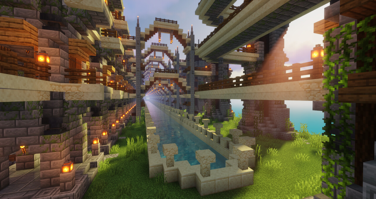 Crazy Towers ~ 3D Maze! Minecraft Map