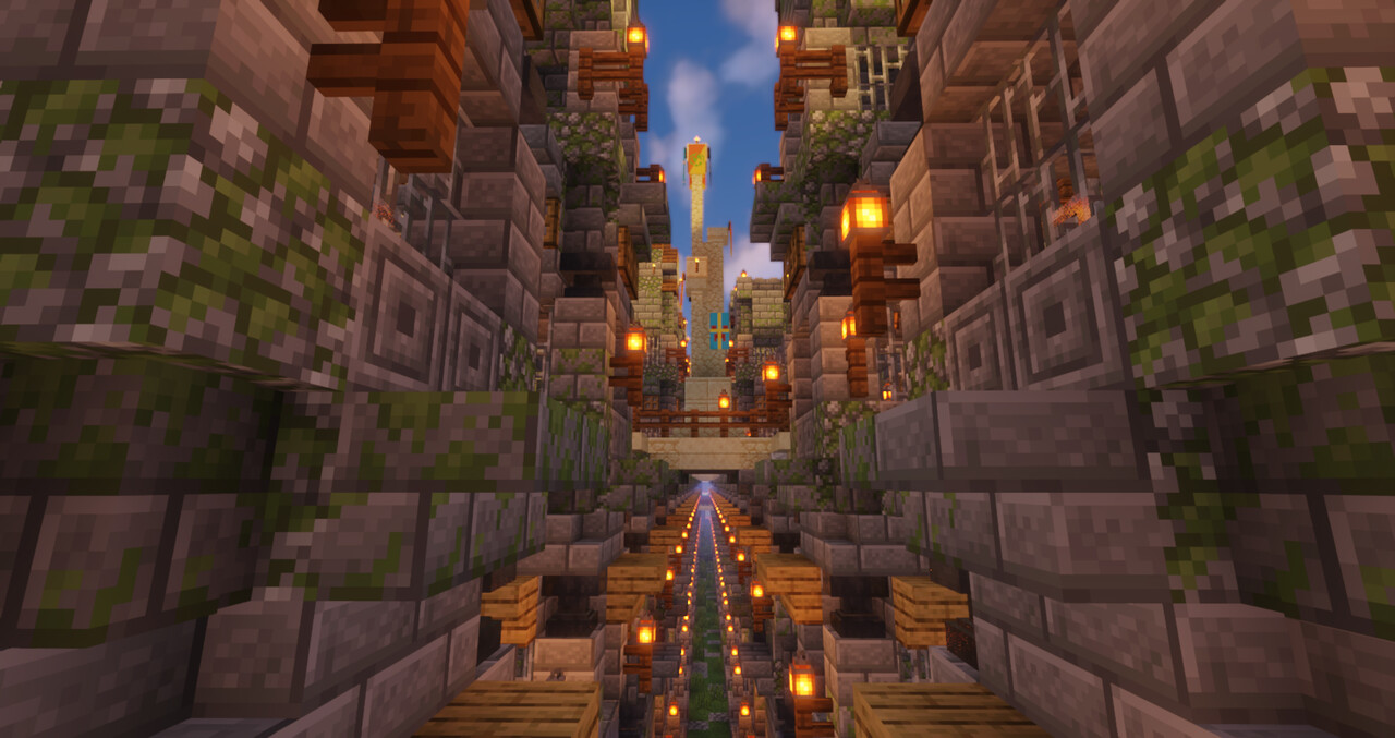 Crazy Towers ~ 3D Maze! Minecraft Map