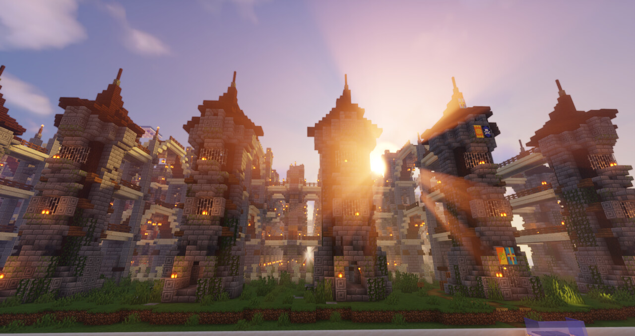 Crazy Towers ~ 3D Maze! Minecraft Map