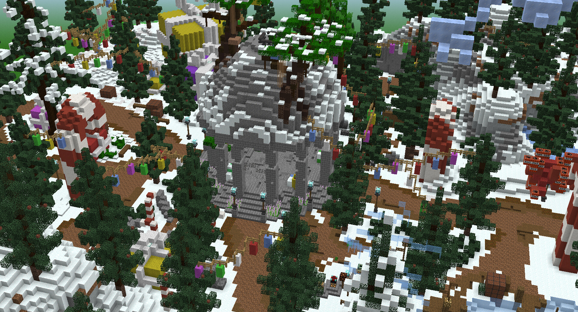 ⛄WINTER HCF SPAWN ⛄ Minecraft Map