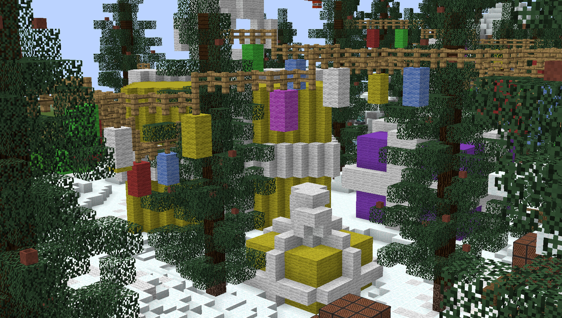 ⛄WINTER HCF SPAWN ⛄ Minecraft Map