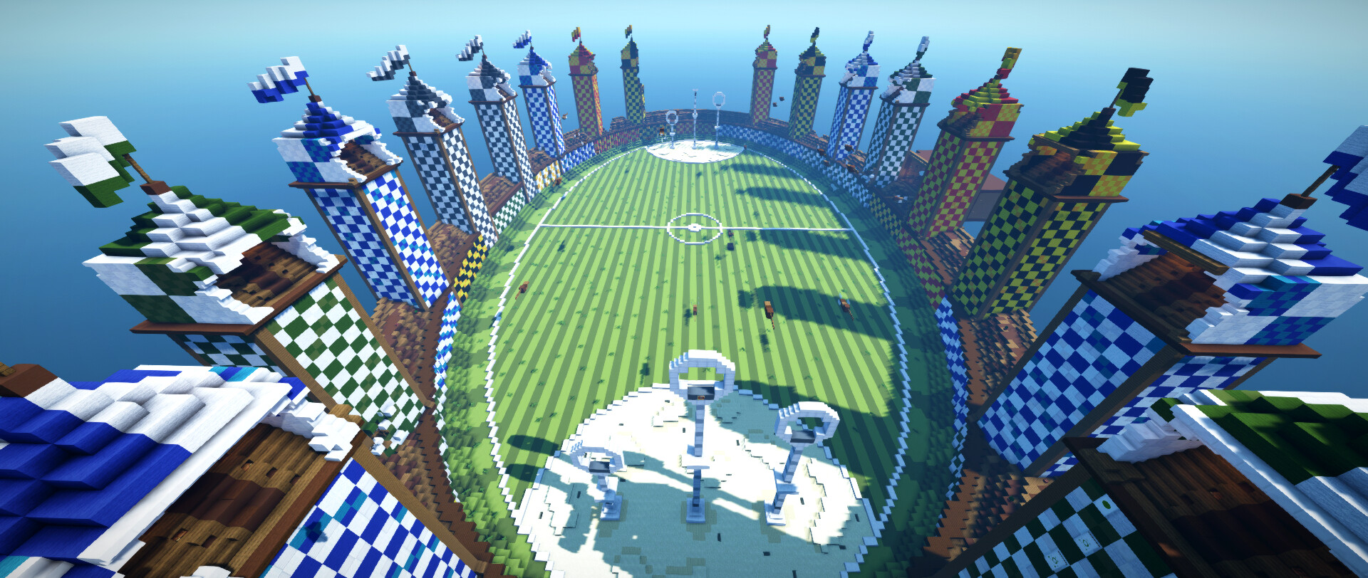 ｡⋆ Harry Potter Quidditch 200x200 KitPvP map ｡⋆ Minecraft Map