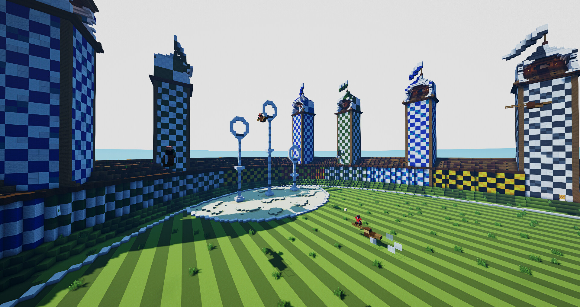 ｡⋆ Harry Potter Quidditch 200x200 KitPvP map ｡⋆ Minecraft Map