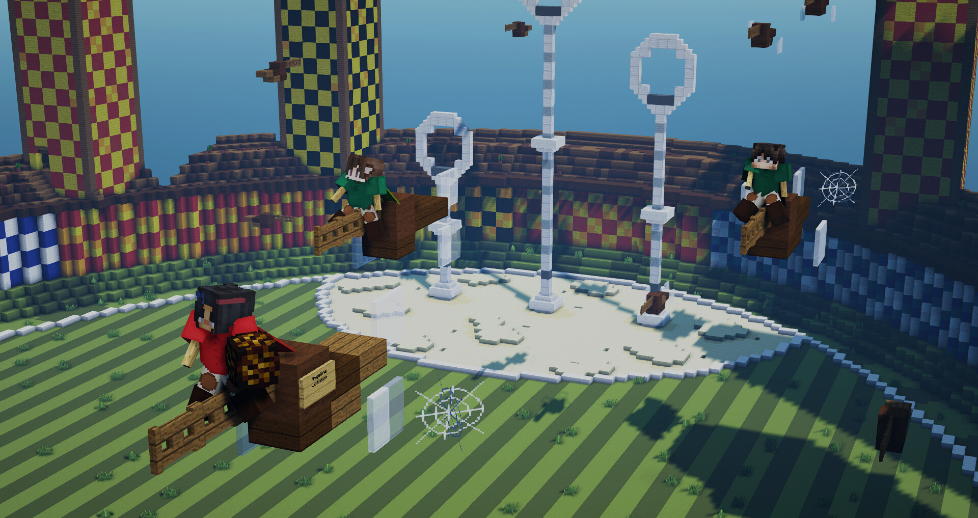 ｡⋆ Harry Potter Quidditch 200x200 KitPvP map ｡⋆ Minecraft Map