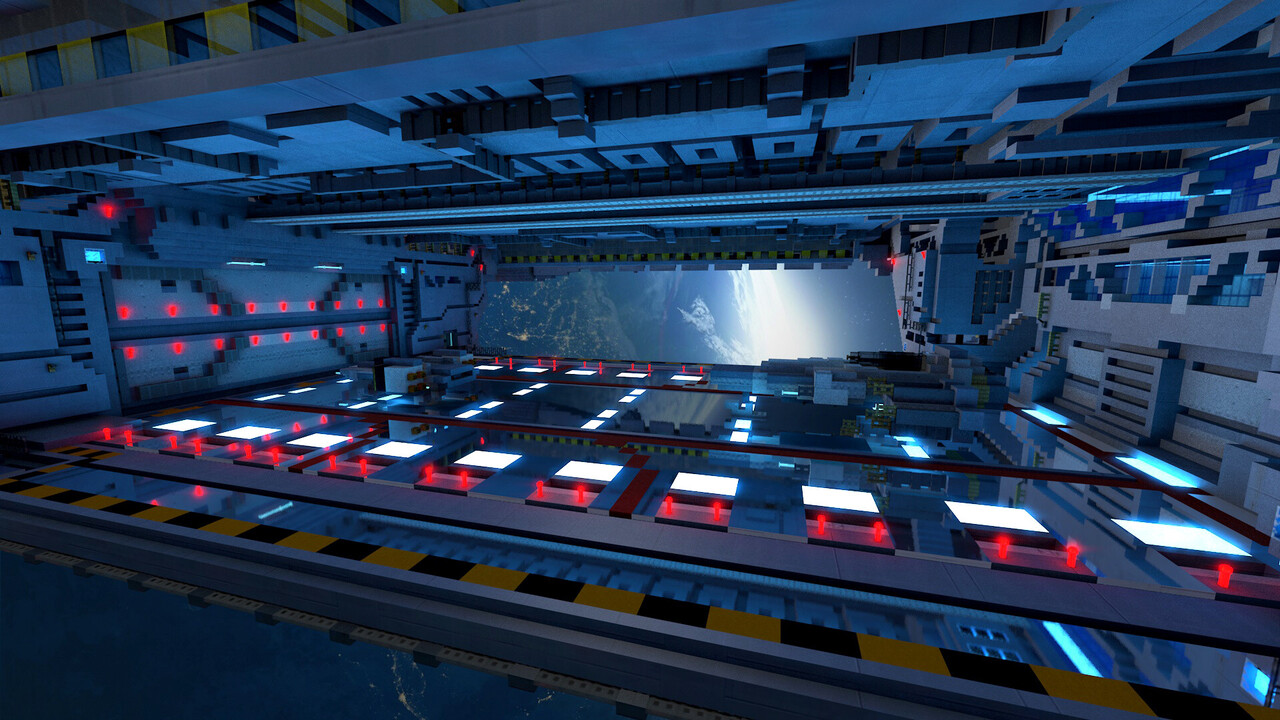 Space battleship Acerolrorion Minecraft Map