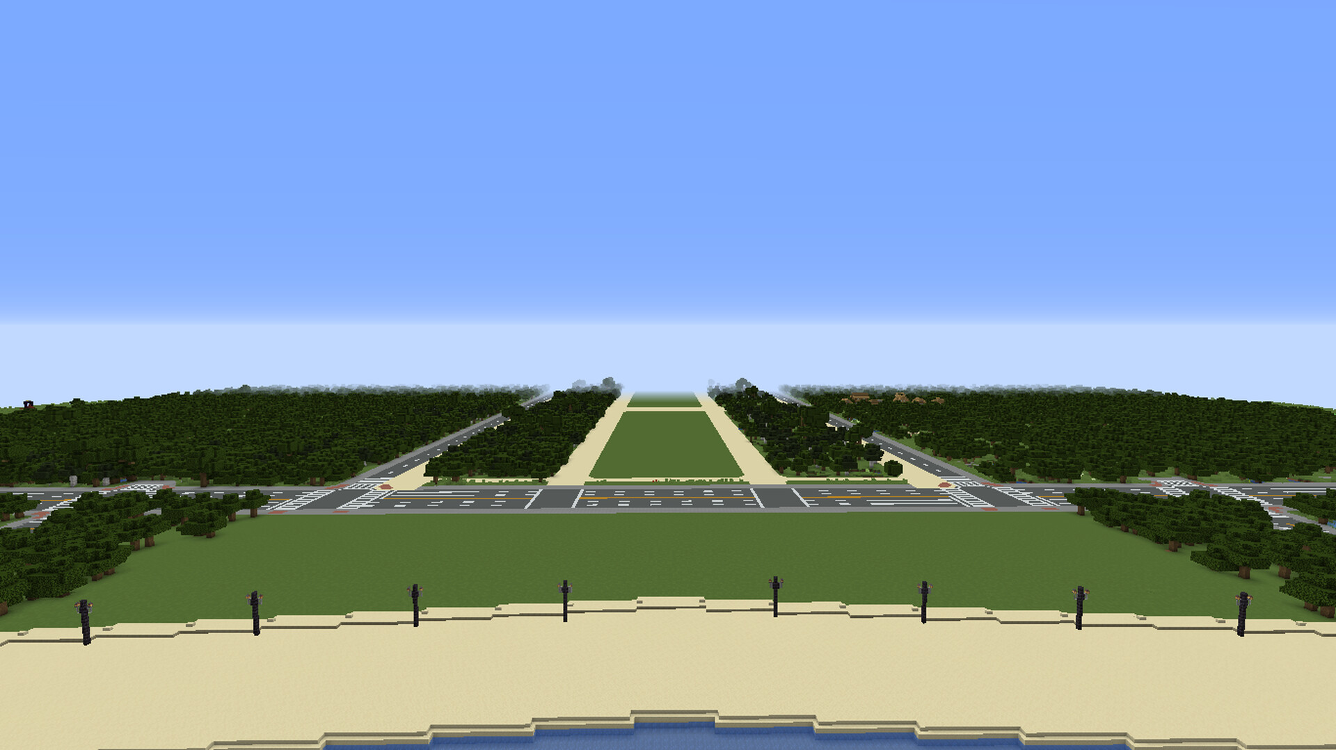 United States Capitol Building + National Mall Minecraft Map