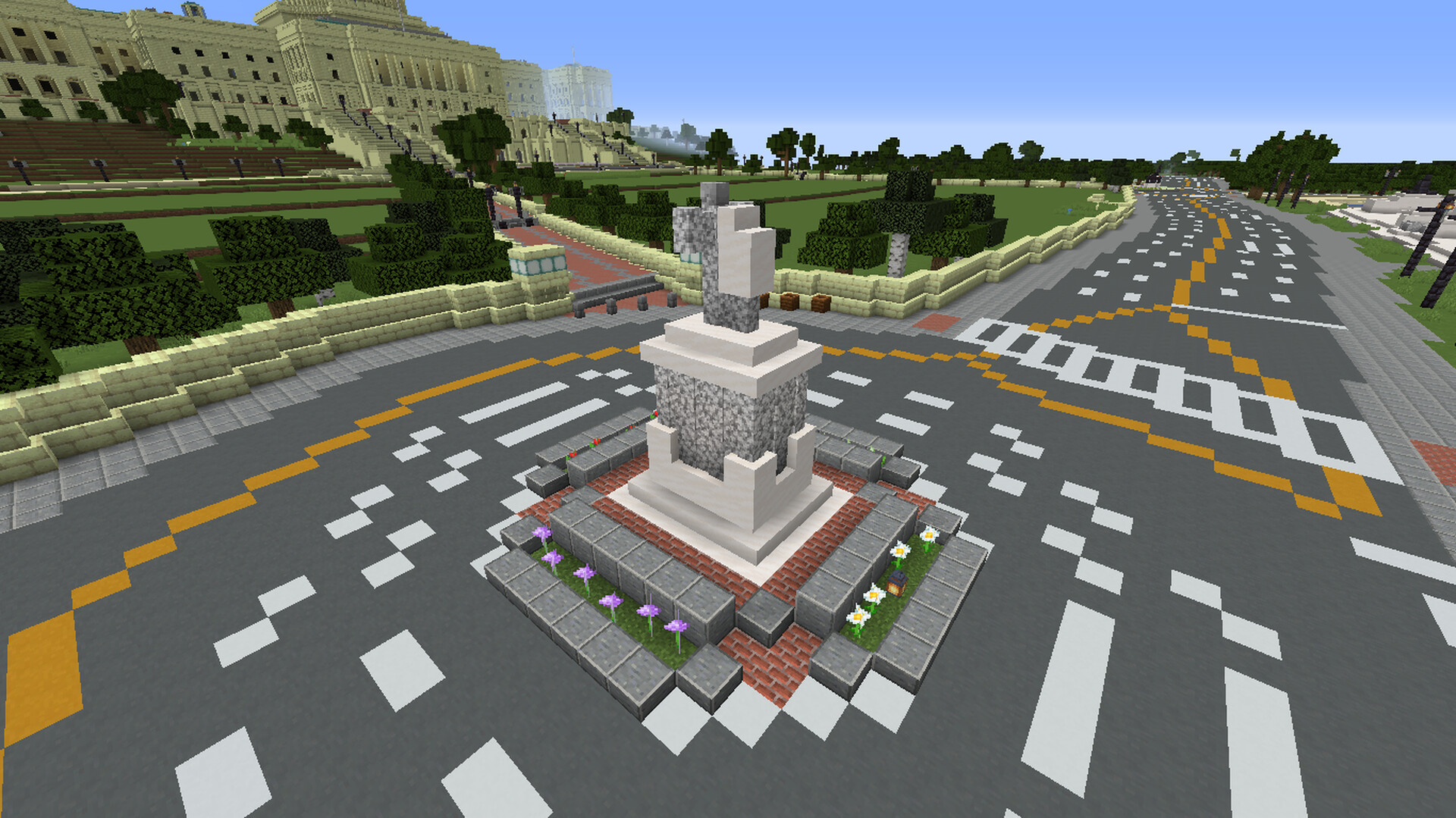 United States Capitol Building + National Mall Minecraft Map