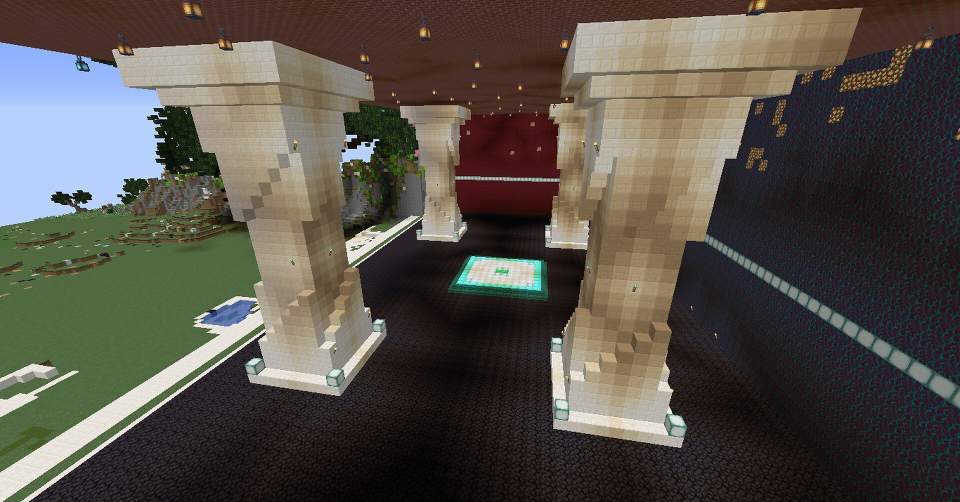 PvP Arena with spawn | KitPvP arena Minecraft Map