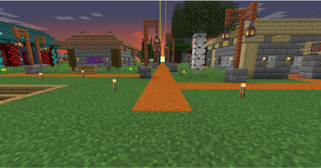 A City at the End of the World Minecraft Map