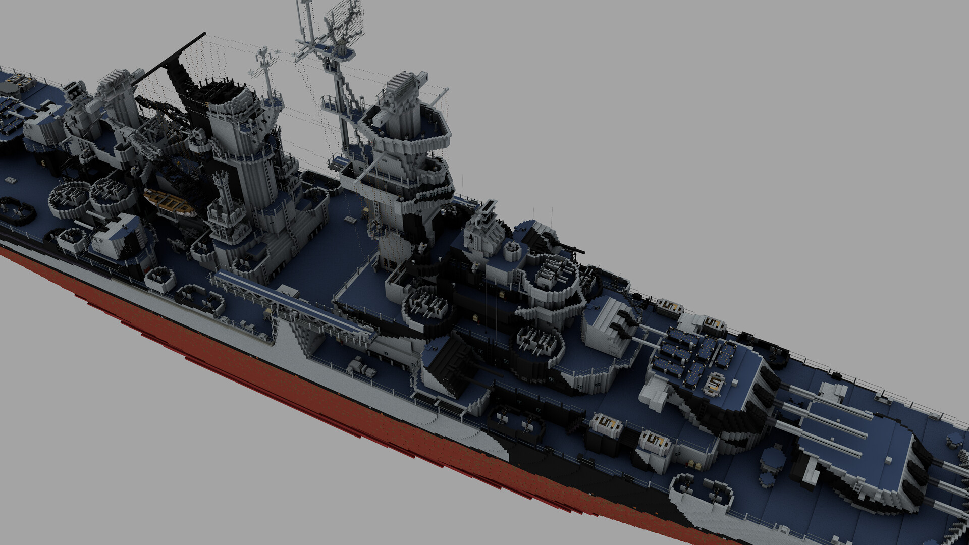 USS Alaska Minecraft Map