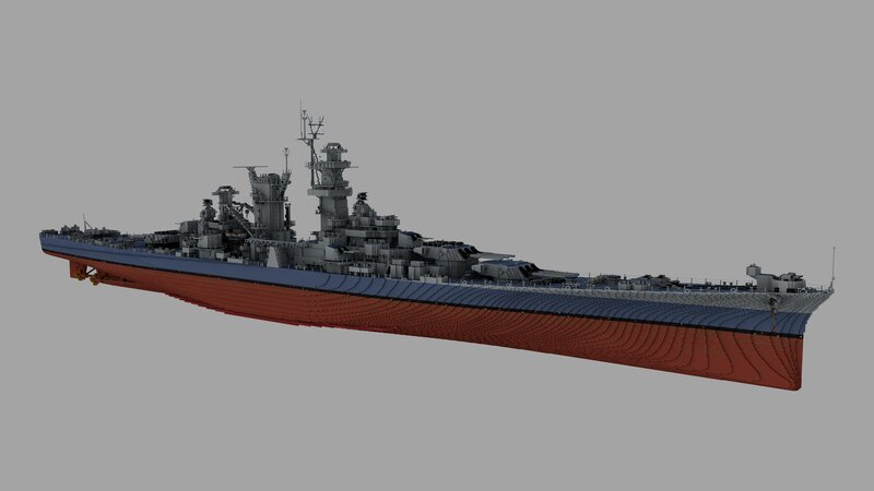 USS Alaska Minecraft Map