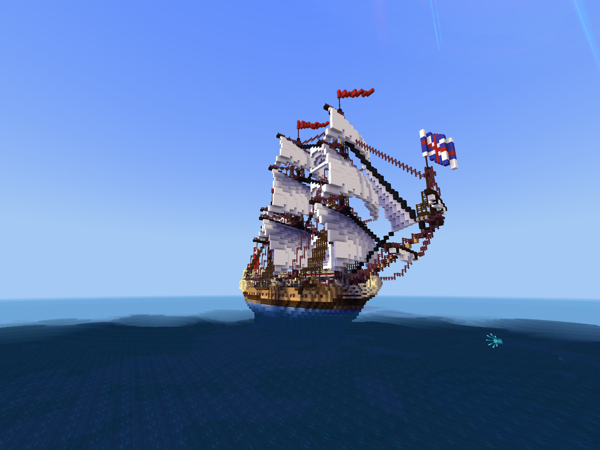 HMS RUPERT 1666 Minecraft Map