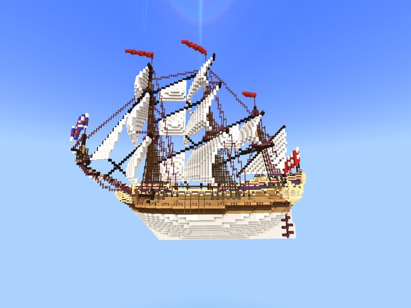 HMS RUPERT 1666 Minecraft Map