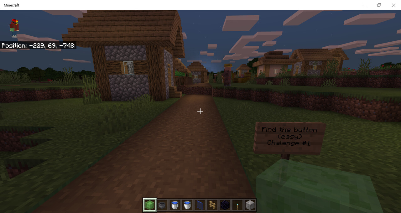 4 challenges Minecraft Map