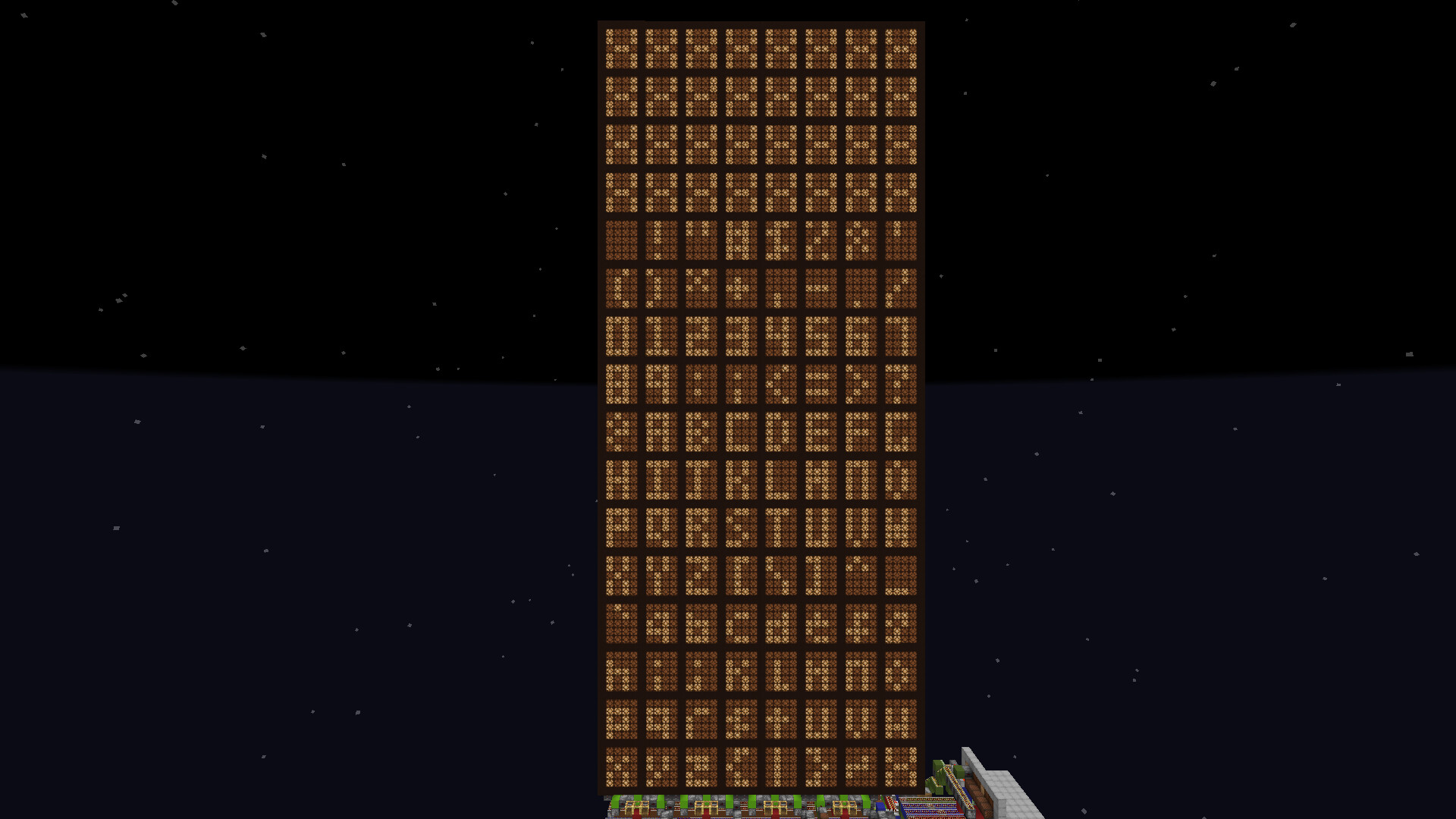 ASCII Scrolling Text Display Minecraft Map